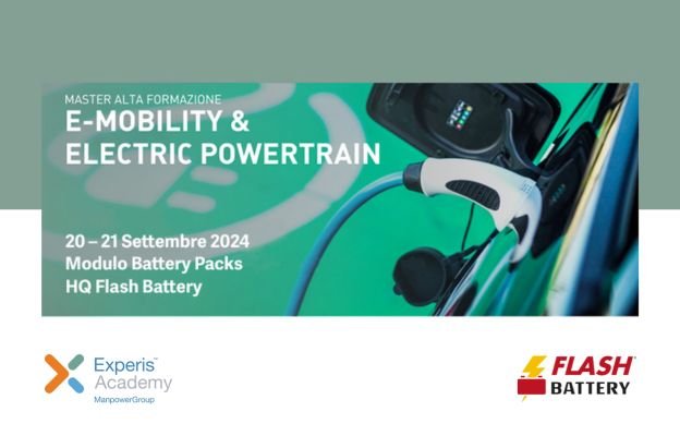 Flash Battery lithium batteries at Experis Academy Master