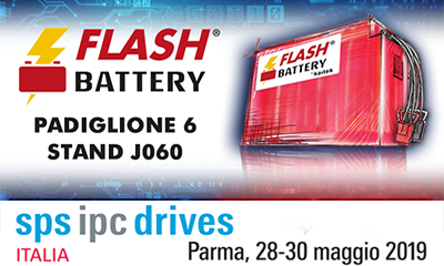 Lithium-Batterie auf der SPS IPC Drives Italia